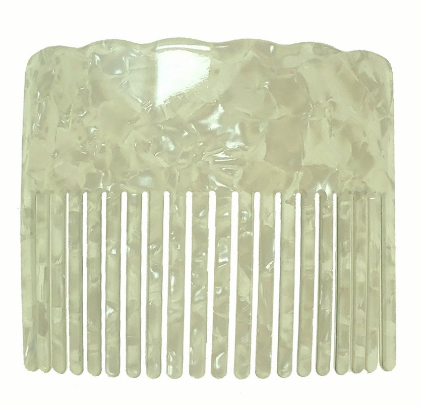 Samoan Hawaiian Faux Turtle Shell Comb - Plain - WHITE - Etsy