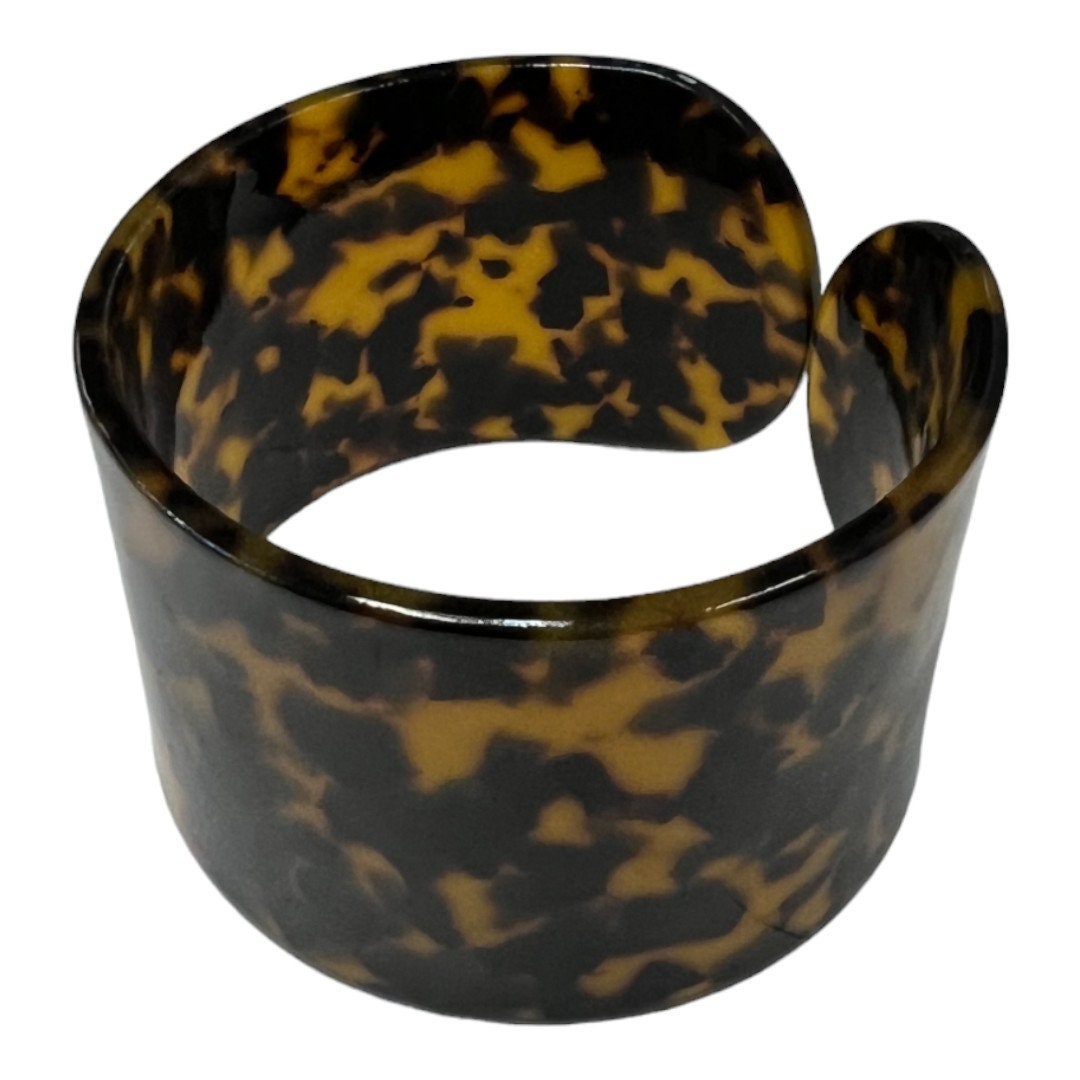 Samoan/hawaiian Style Faux Turtle Shell Bracelet - 5.0 Cm Wide - Etsy