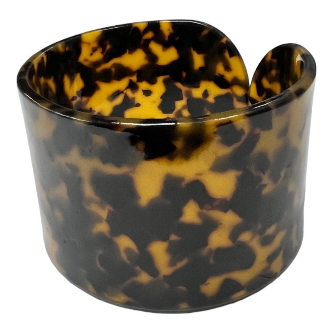 Samoan/hawaiian Style Faux Turtle Shell Bracelet - 5.0 Cm Wide - Etsy