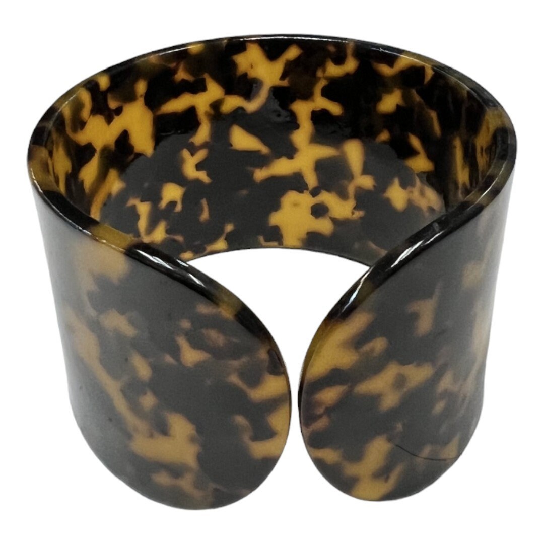 Samoan/hawaiian Style Faux Turtle Shell Bracelet - 5.0 Cm Wide - Etsy