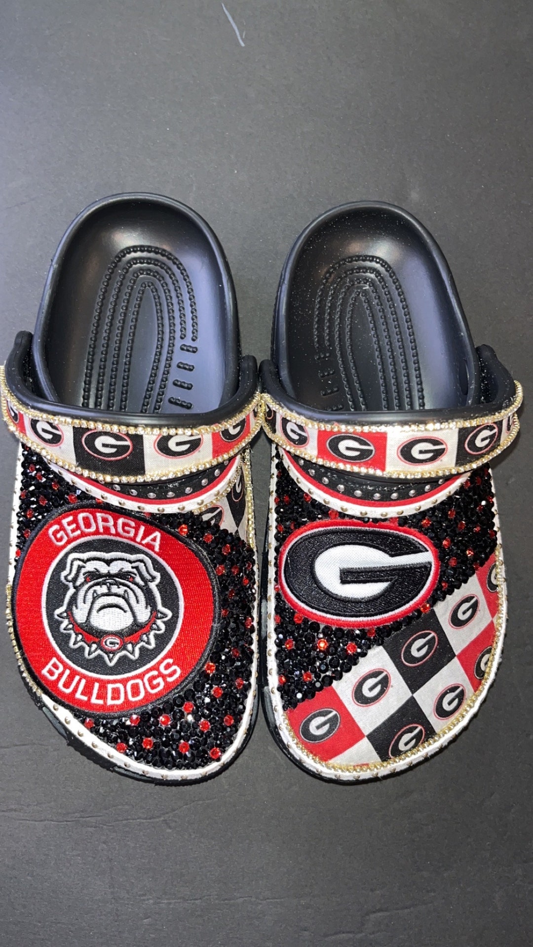Georgia Bulldogs Customized Crocs - Etsy