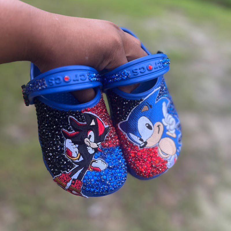 Sonic hedgehog shoes - Etsy Italia