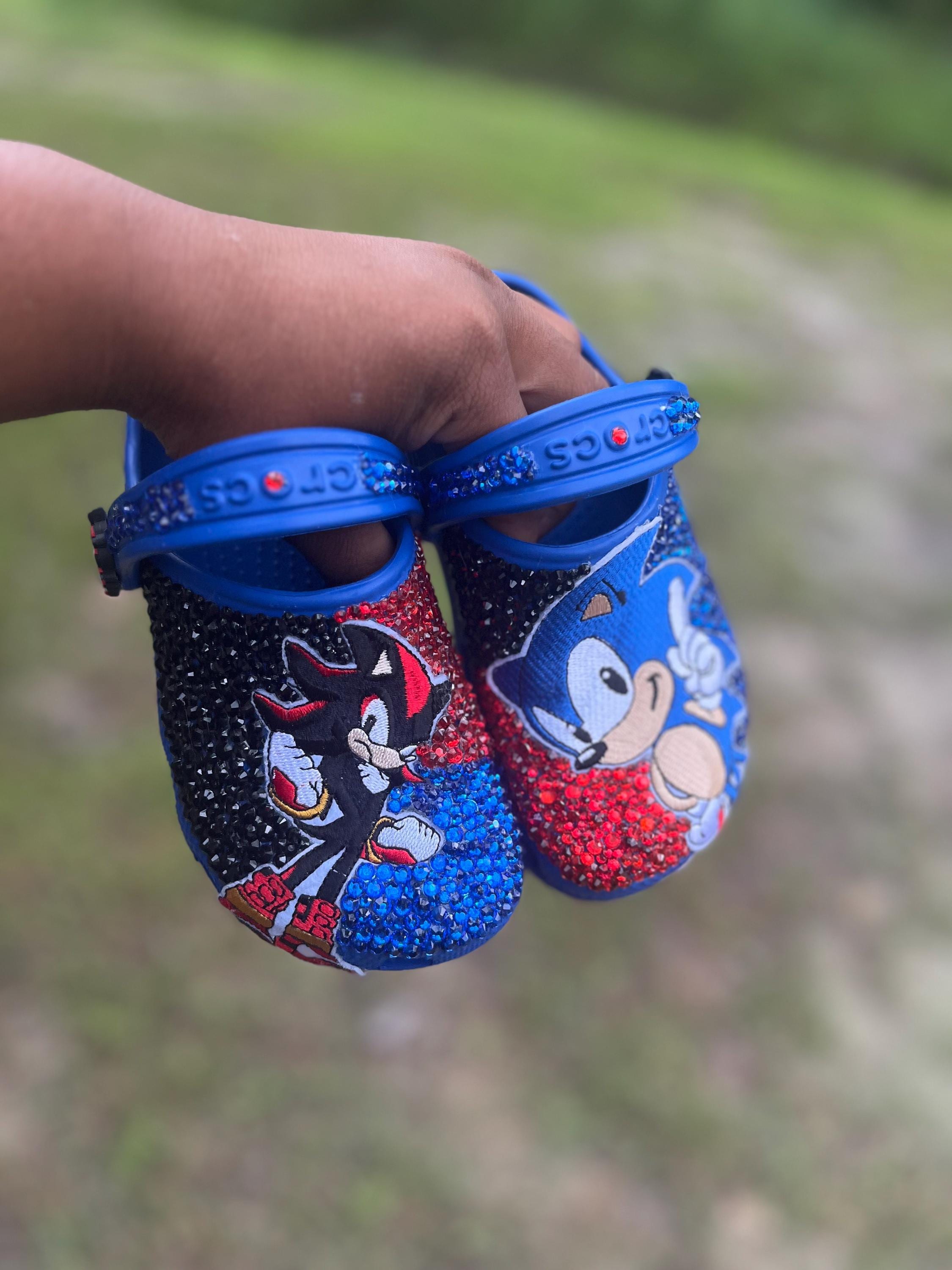 Sonic Customized Crocs - Etsy
