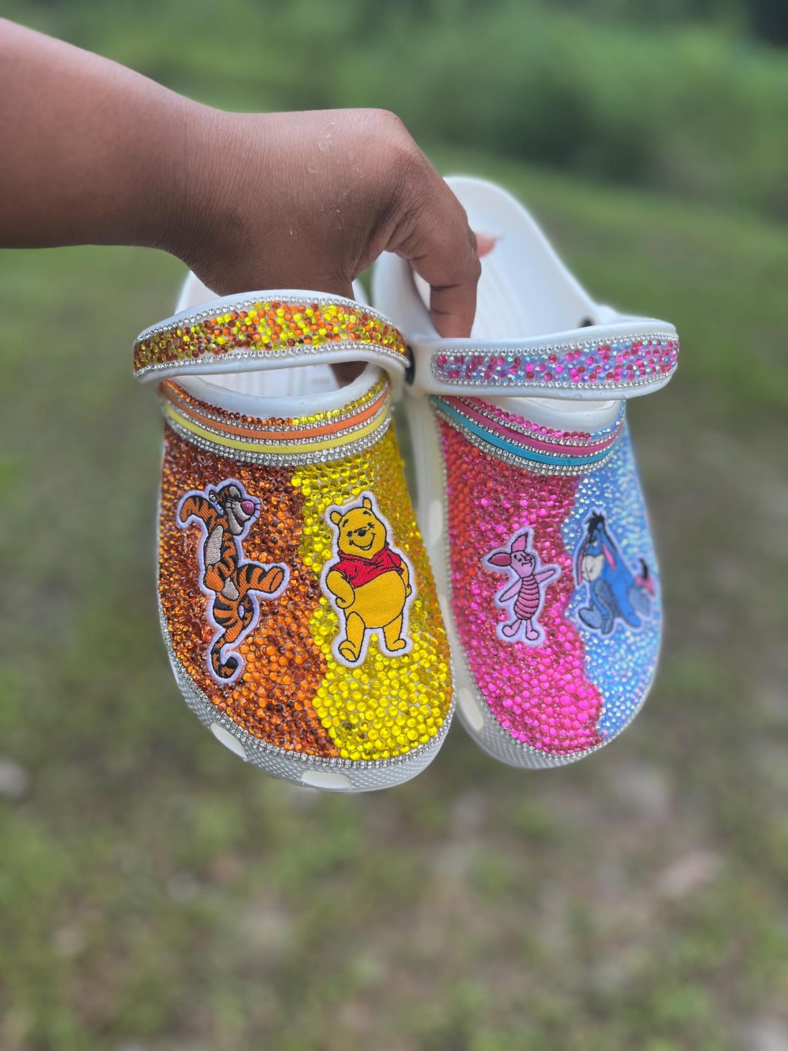 Customized Pooh & Friends Crocs - Etsy