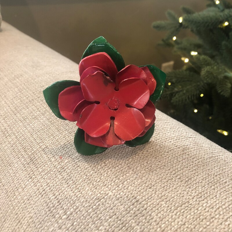 Pink Metal Flowers - Etsy