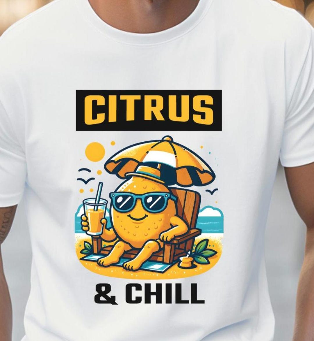 LEMON Tee Shirt Citrus Lemonade Shirt Summer Fruit Tee Top Beach Tshirt ...