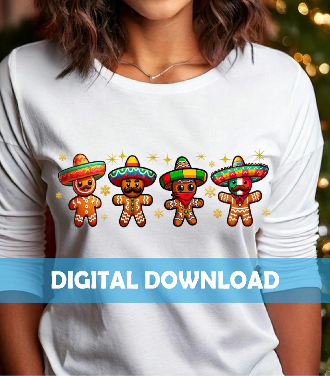 Mexican Gingerbread Man PNG Mexico Spanish Latino Festive Season Merry ...