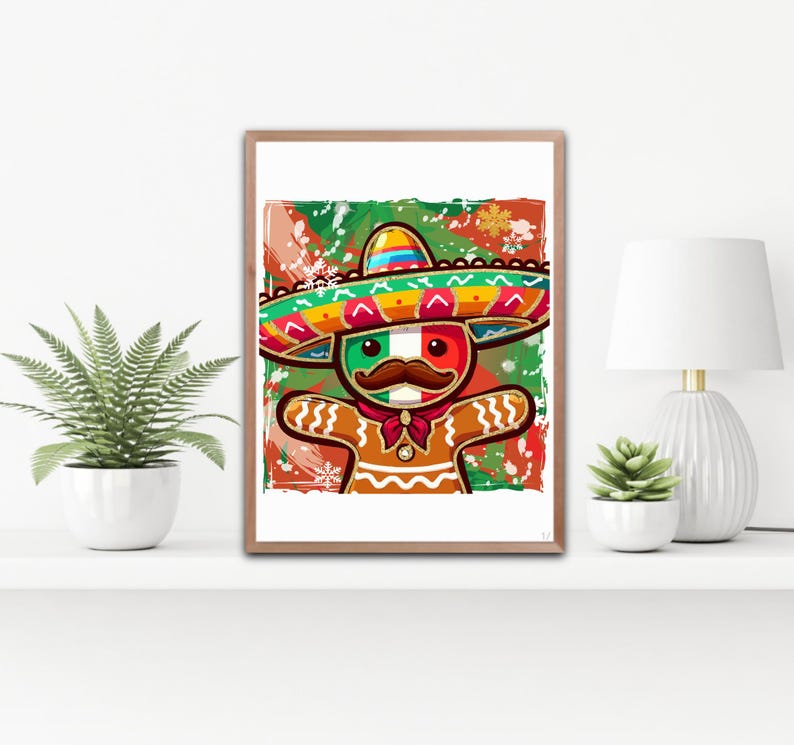 GINGERBREAD MAN MEXICAN Png Download Texmex Christmas Festive Season ...