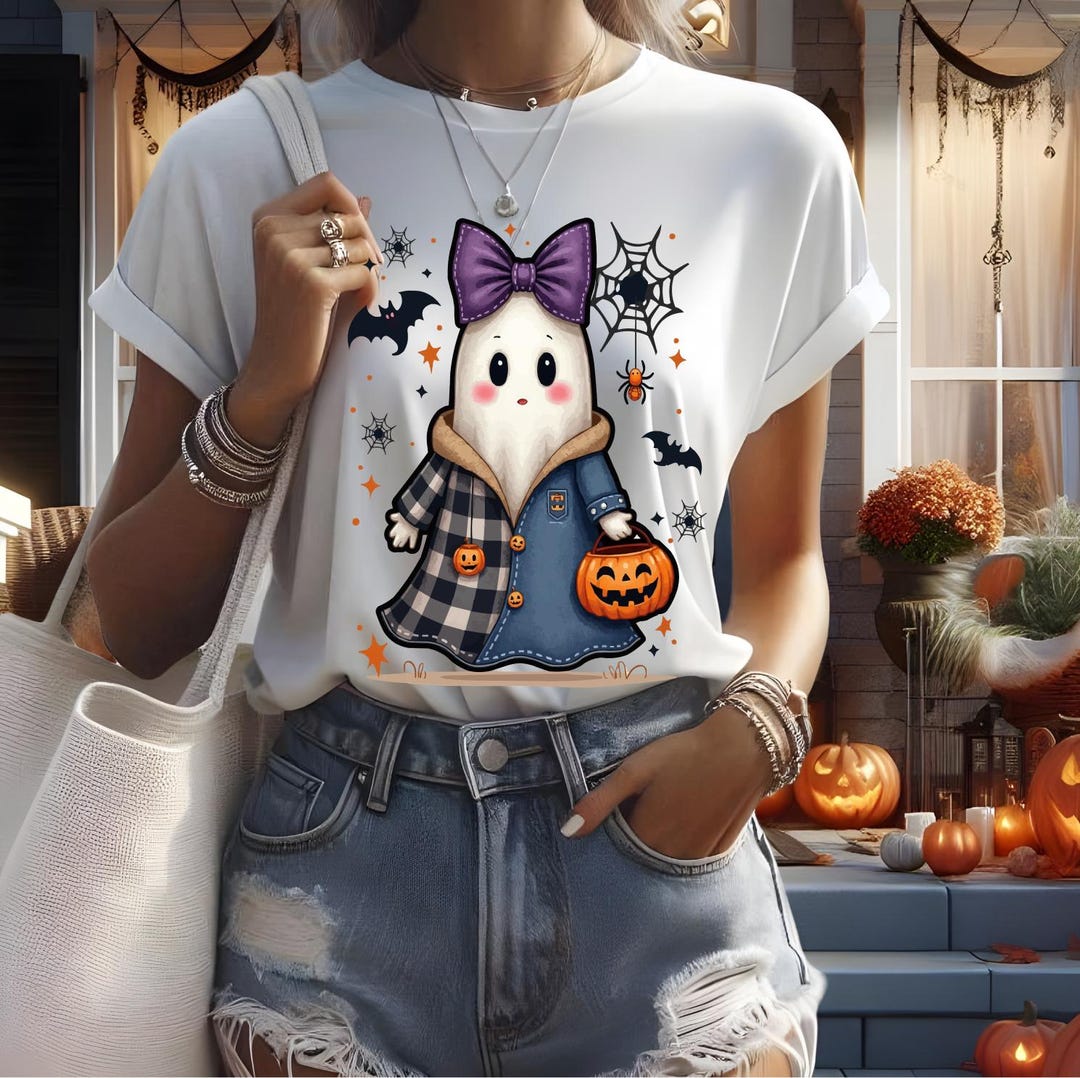 RETRO DENIM GHOST Png Download Ghost Pumpkin Jack-o-lantern Halloween ...