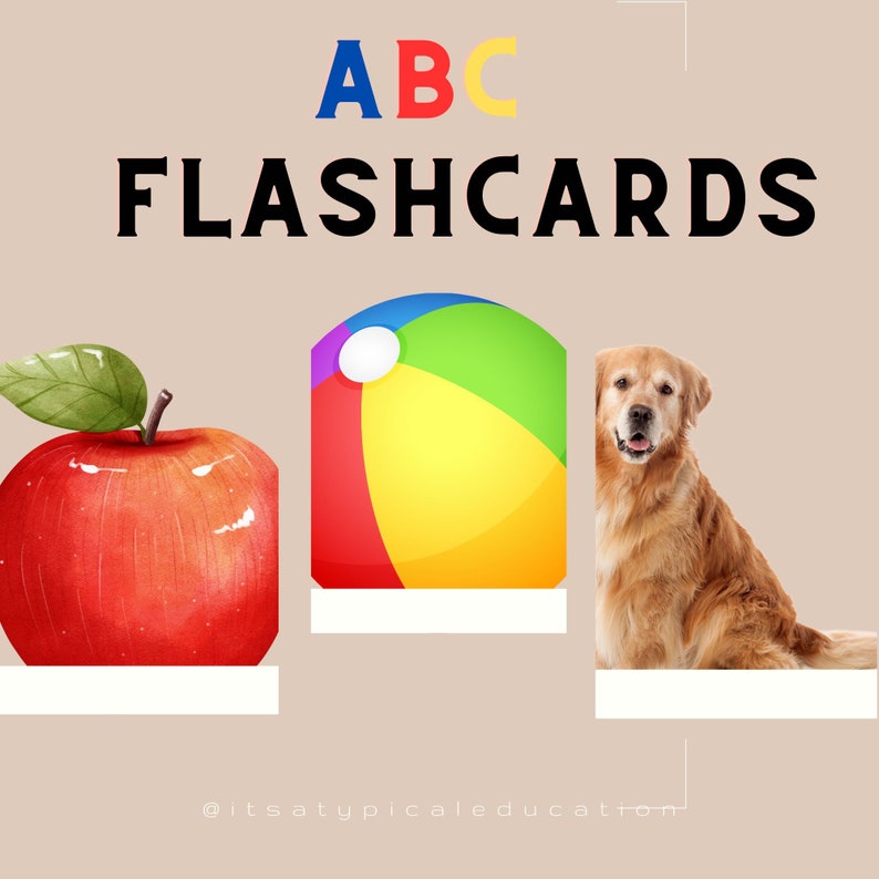ABA Therapy | Alphabet Cards for Kids | Alphabet Cards | ABC Flash ...