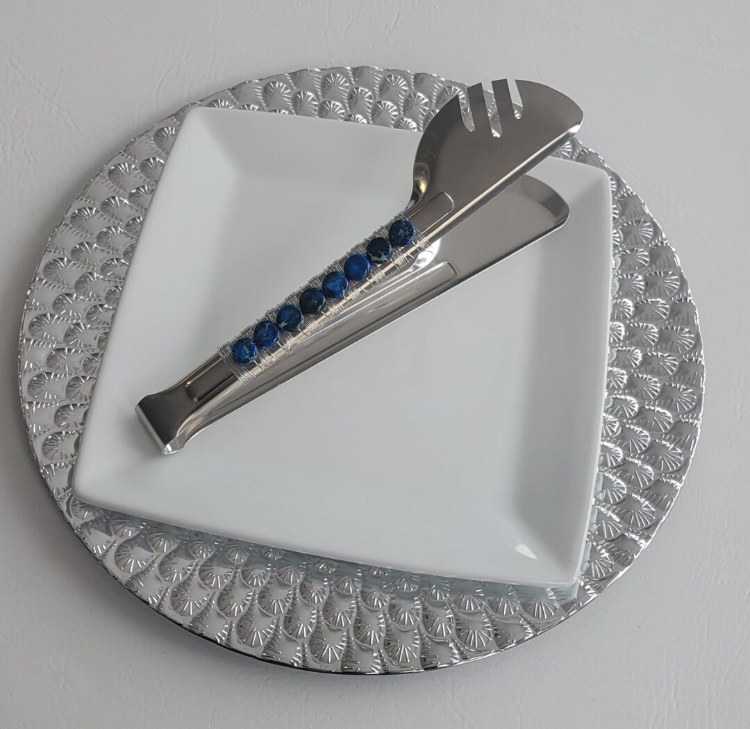 Handmade Beaded Serving Tongs - Etsy