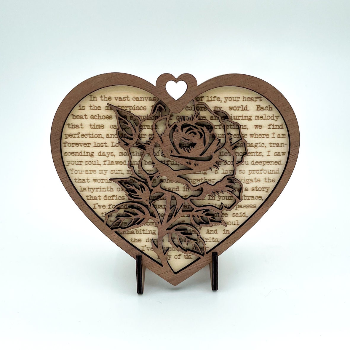 Valentines Hearts Laser Cut Files, Valentine SVG, Card, Valentine Gift ...