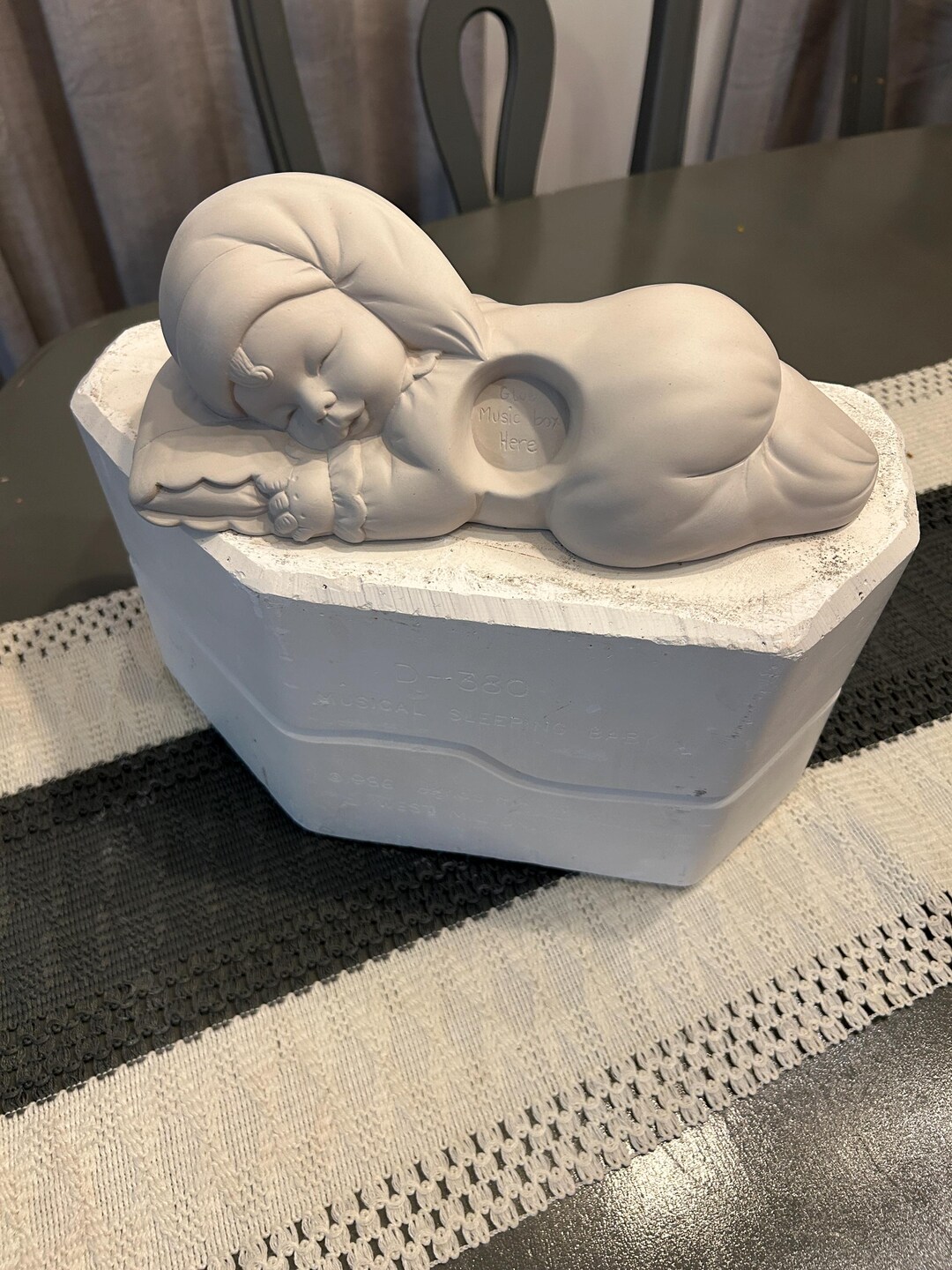 Sleeping Baby Plaster Mold: Music Box, Slip Casting, D0380 - Etsy