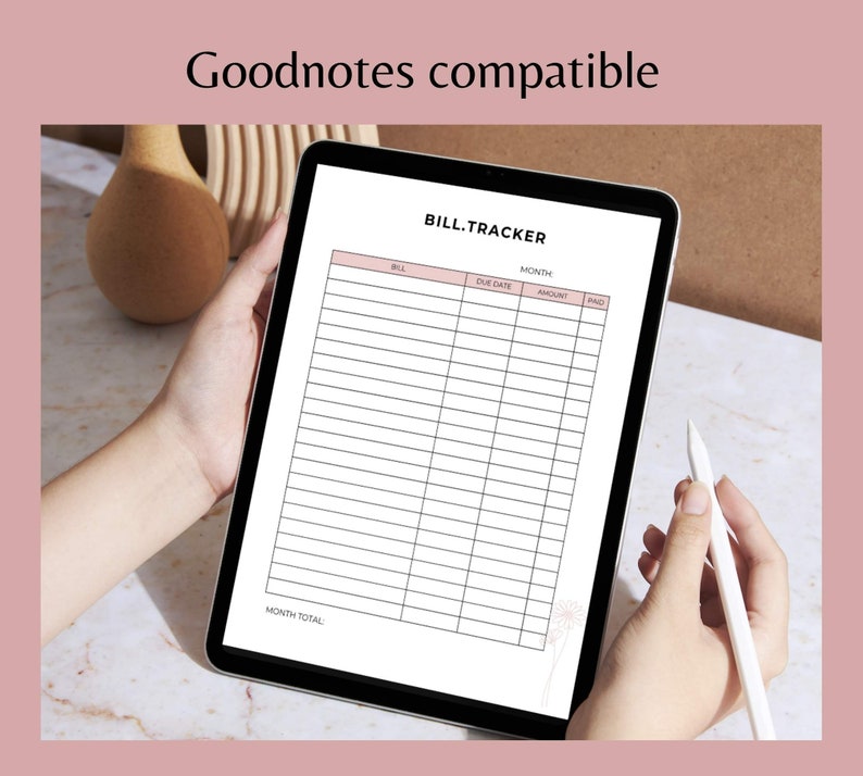 Spending Tracker Printable, Bill Tracker Printable Monthly, Expenses ...