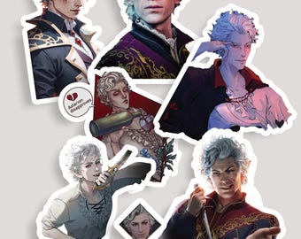 Holographic Astarion Baldur's Gate 3 Sticker - Etsy