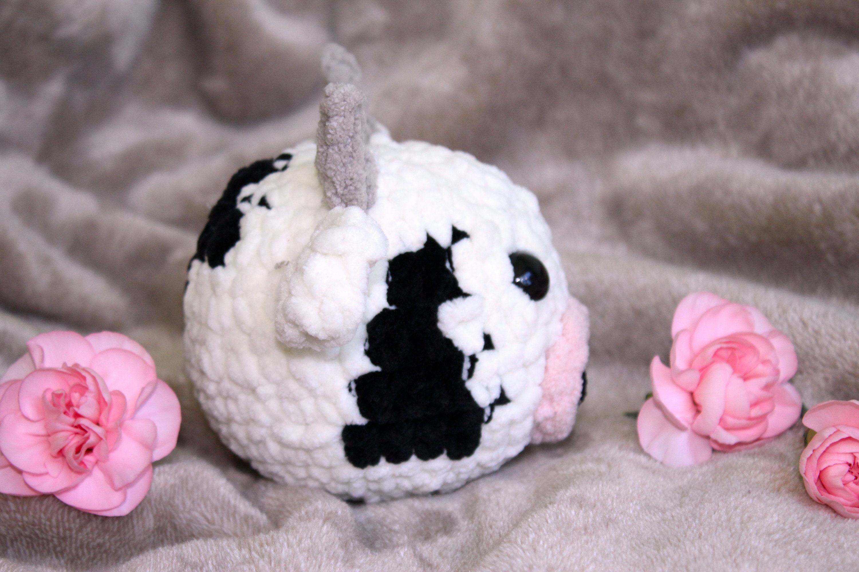 Cow Head Plushie - Etsy