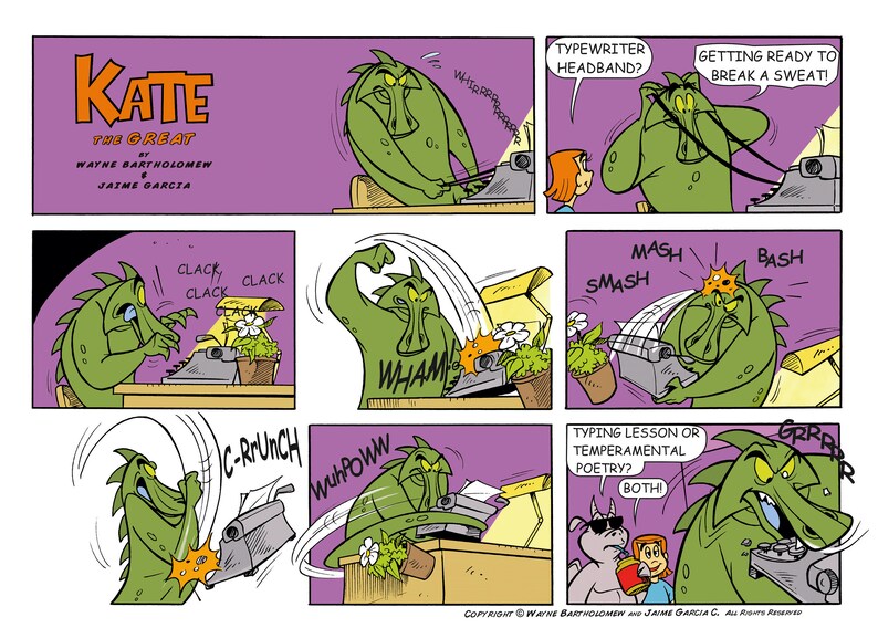 Kate the Great Coloring Page - "temperamental Typewriter" - Etsy