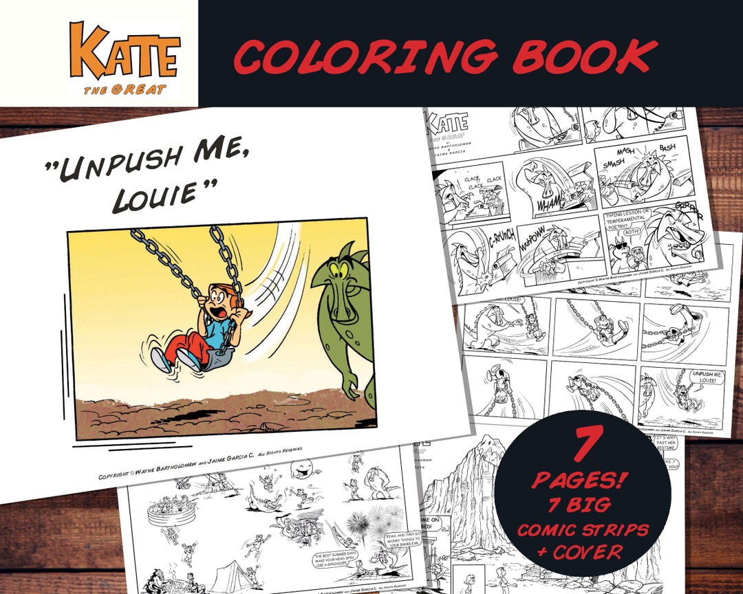 Book With Printable Coloring Pages, Fun, Creative and Relaxing Activity ...