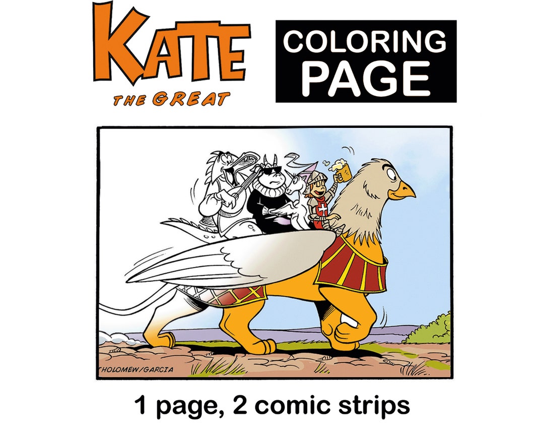 Kate the Great Coloring Page - "a Fashionista for All Seasons" and ...