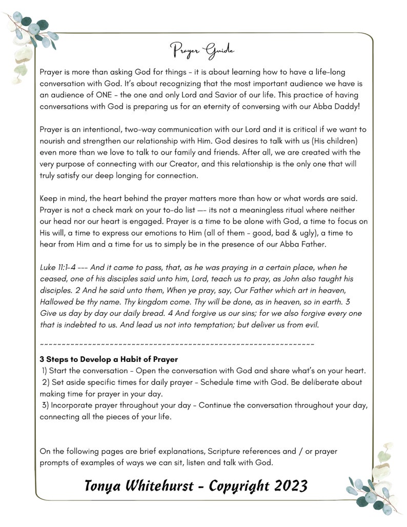 Prayer & Bible Reading Journal, Goodnotes, Notability - Etsy