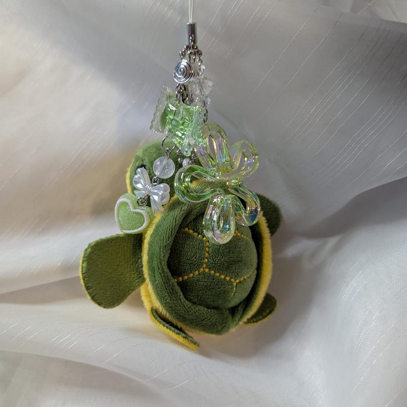 Beaded Turtle Keychain - Etsy
