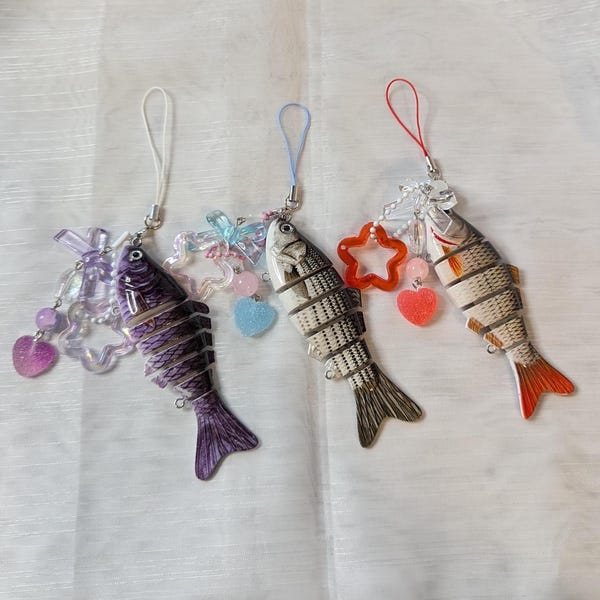 Fish Keychain - Etsy