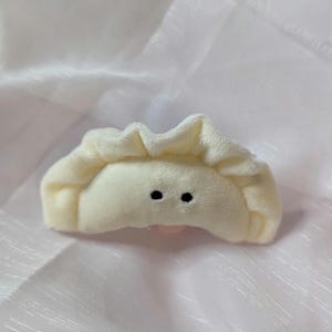 Dumpling Plush Keychain / Beaded Jewelry / Cute Jewelry Charm Bead ...
