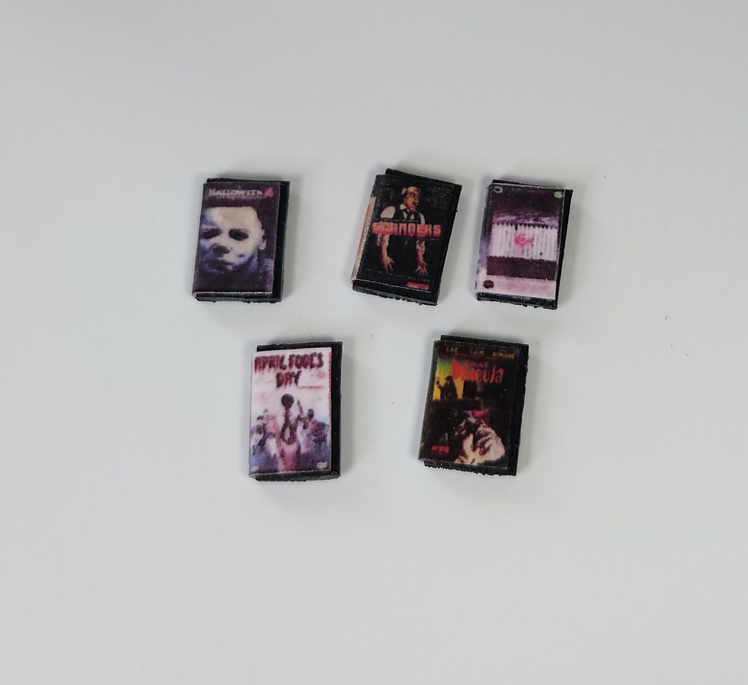 Miniature VHS Retro Horror Movies - Etsy