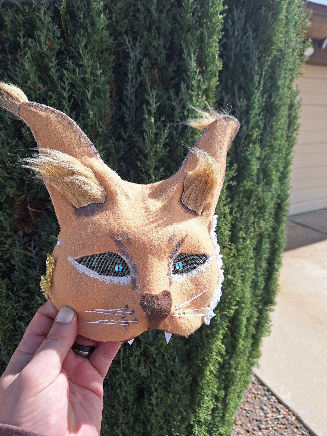 Gorgeous Lynx Mask Lots of Detail - Etsy