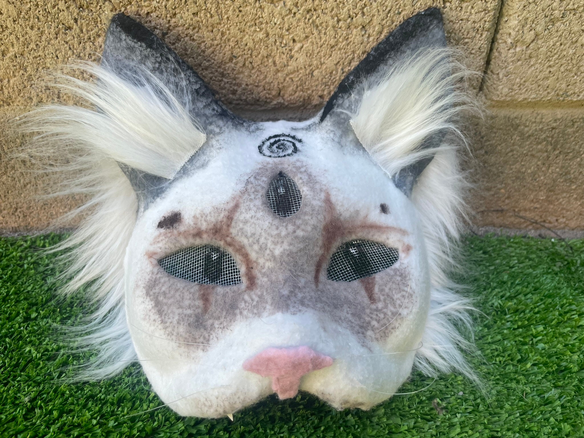 Therian Three-eyed 3 Eye Cat Mask - Etsy