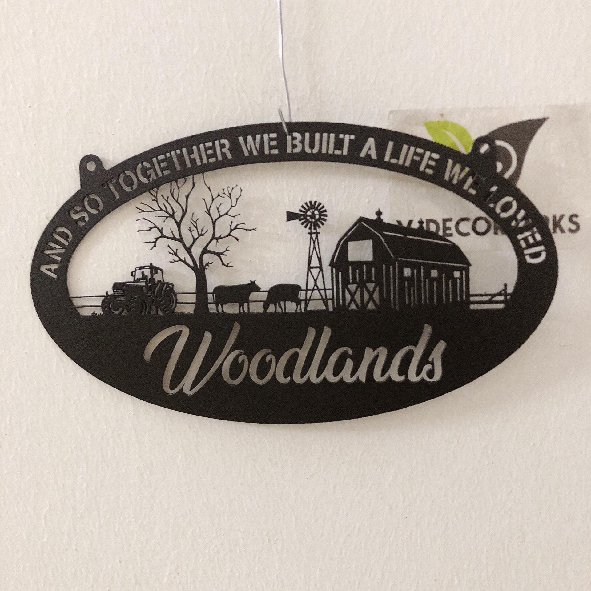 Custom Metal Farm Sign, Tractor Cow Barn Sign, Metal Ranch Sign ...