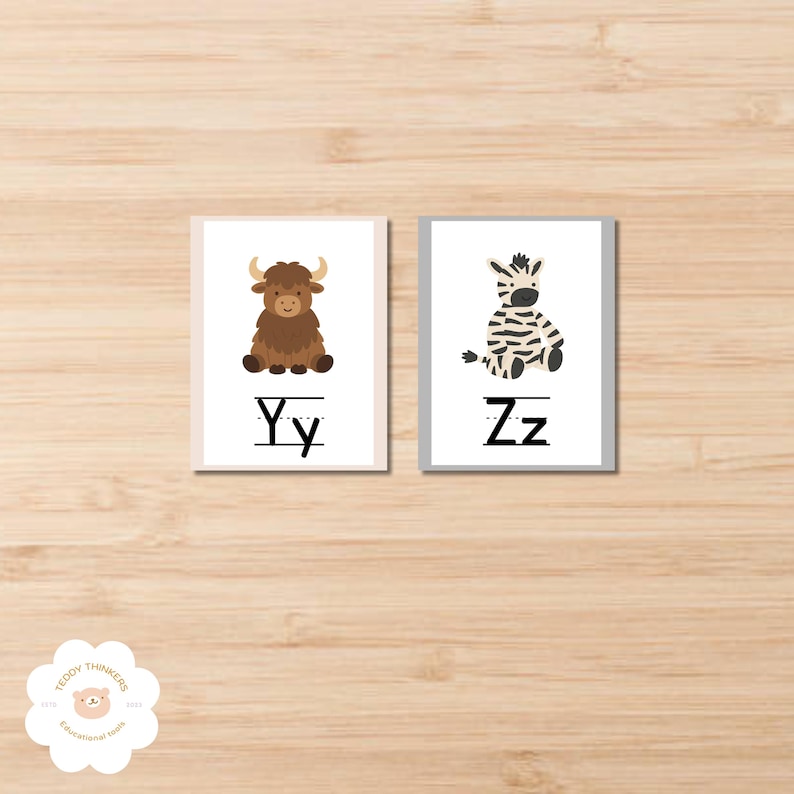 A-Z Alphabet Poster Cards – Printable ABC Posters for Preschool ...