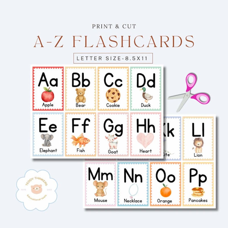 2345 Abcd Response Cards - Etsy Canada