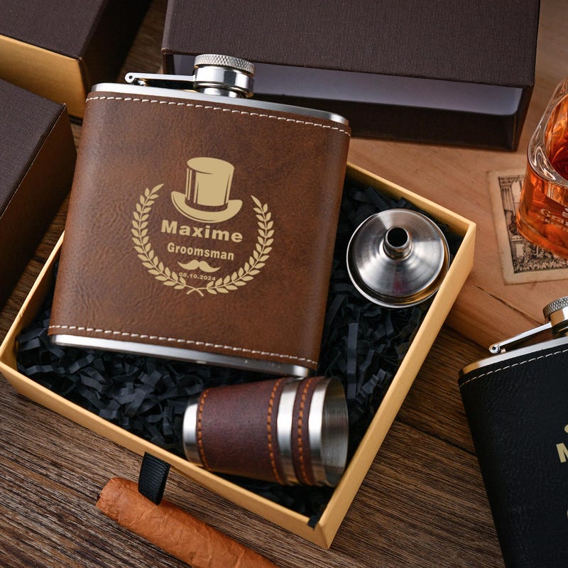 Flasks for Men - Etsy