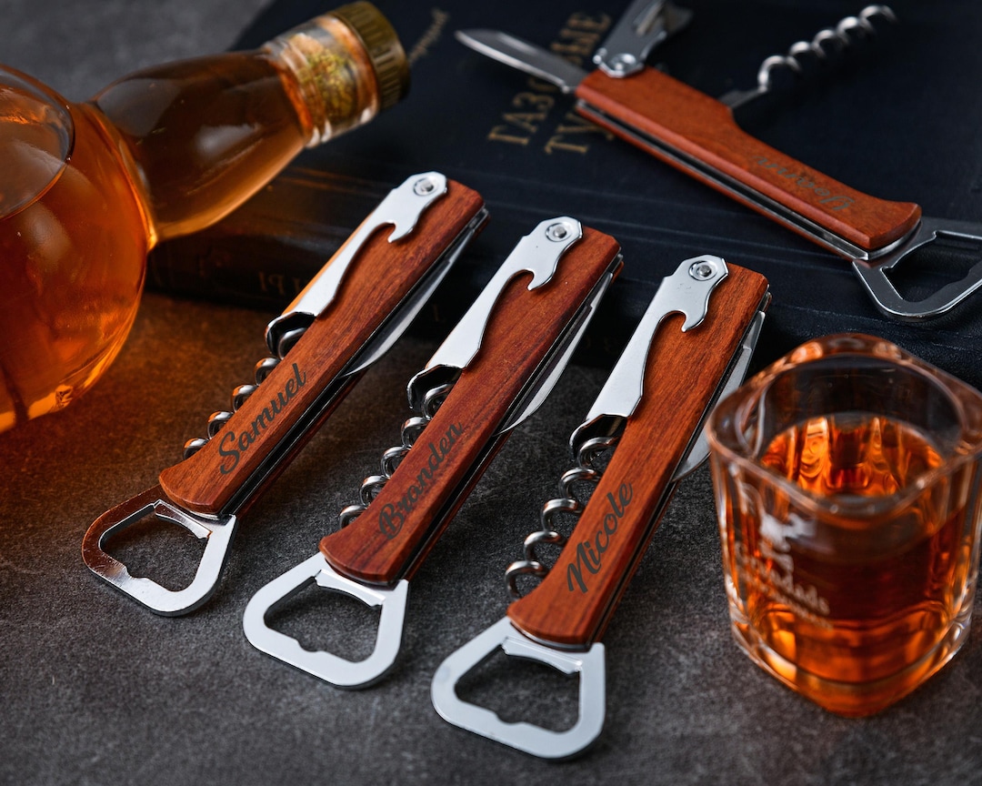 Custom Engraved Wine Bottle Opener,personalized Wine Cork Screws,custom ...
