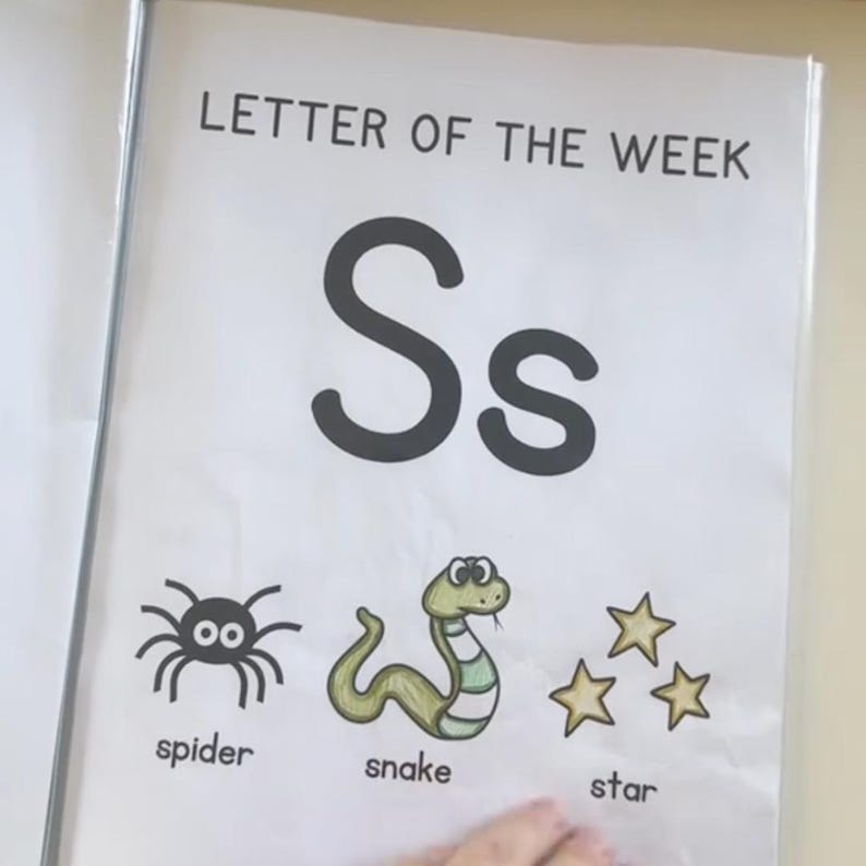 Letter of the Week A-Z Digital Download | Homeschool | Preschool ...