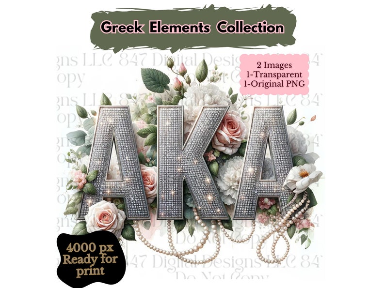 1 PNG Printable Art | HBCU Sorority | AKA Clipart | Sorority Women ...