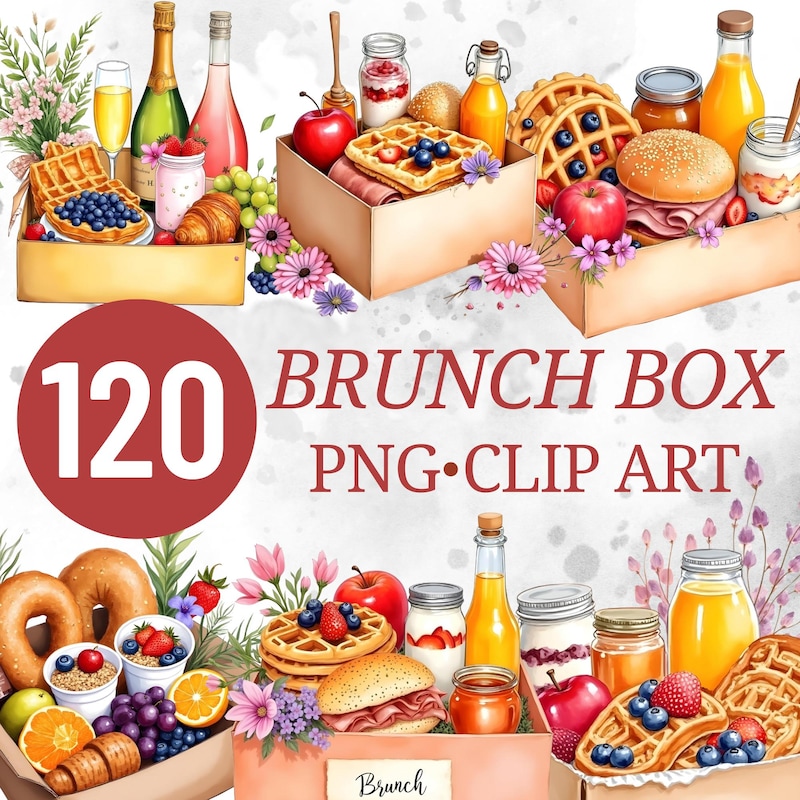 Brunch Clip Art - Etsy