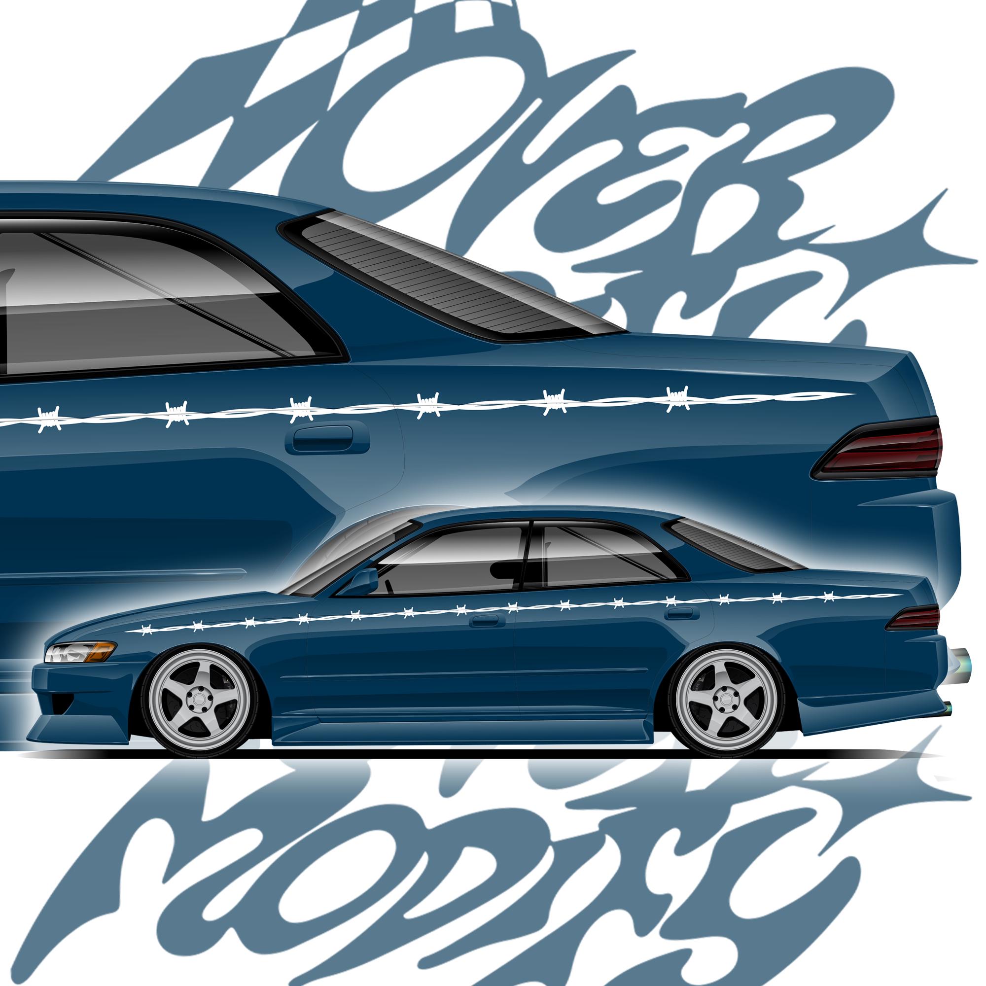 Customizable Barbed Wire Pinstripe - Etsy