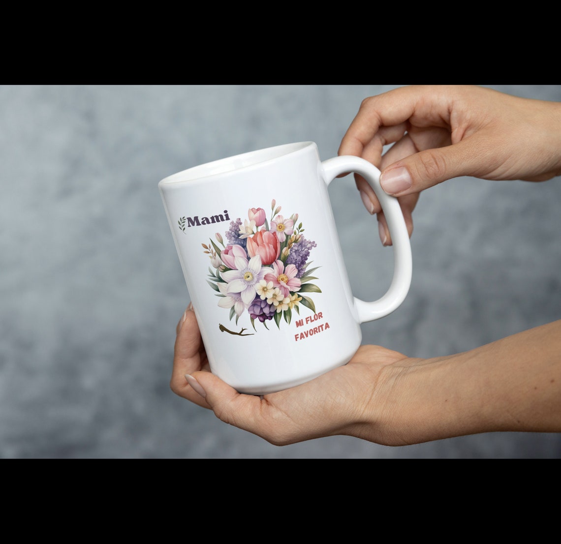 Mami Ceramic Mug 15oz - Etsy