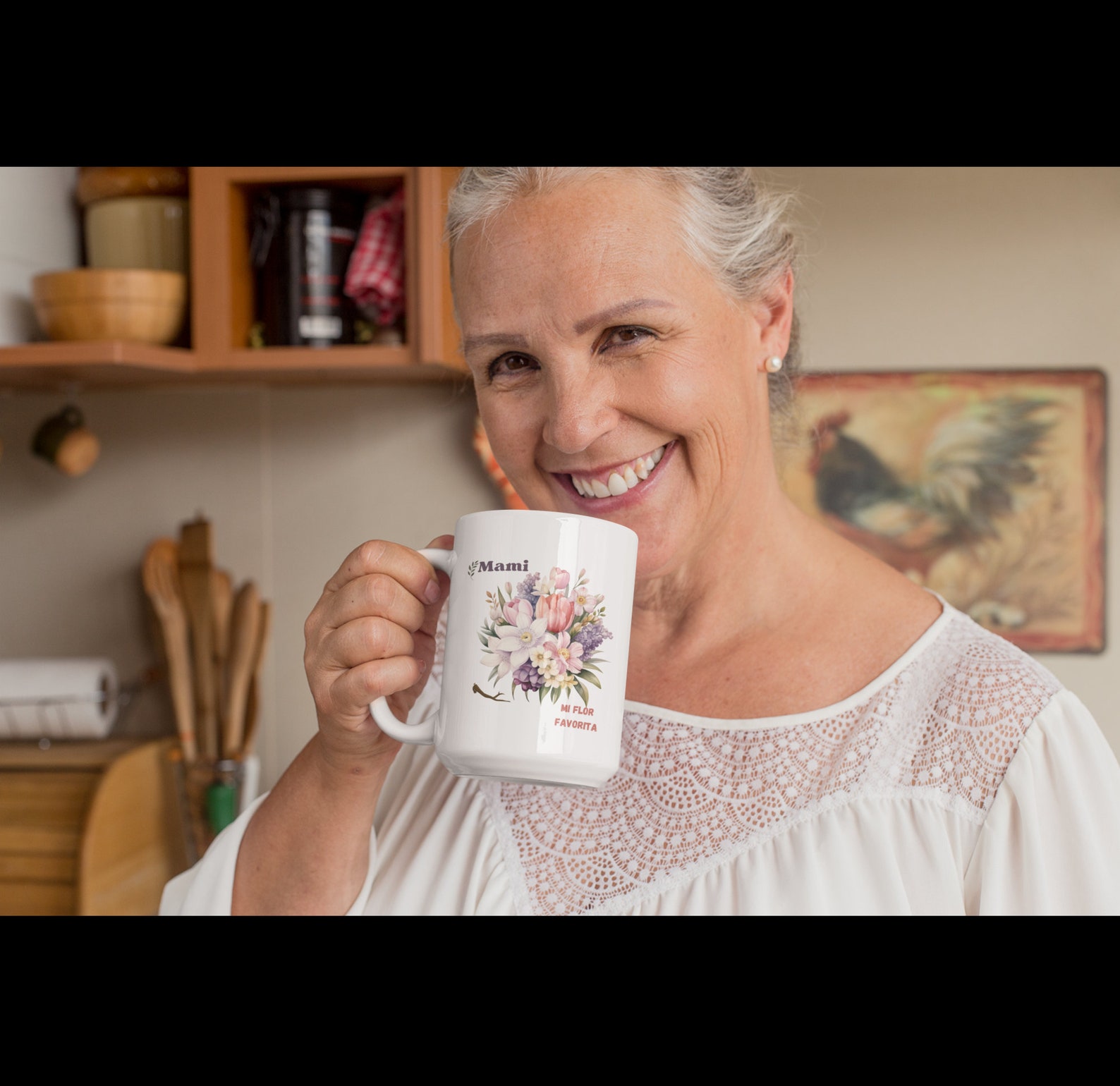 Mami Ceramic Mug 15oz - Etsy