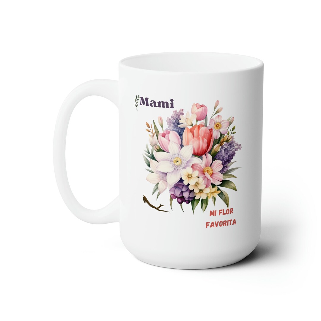Mami Ceramic Mug 15oz - Etsy
