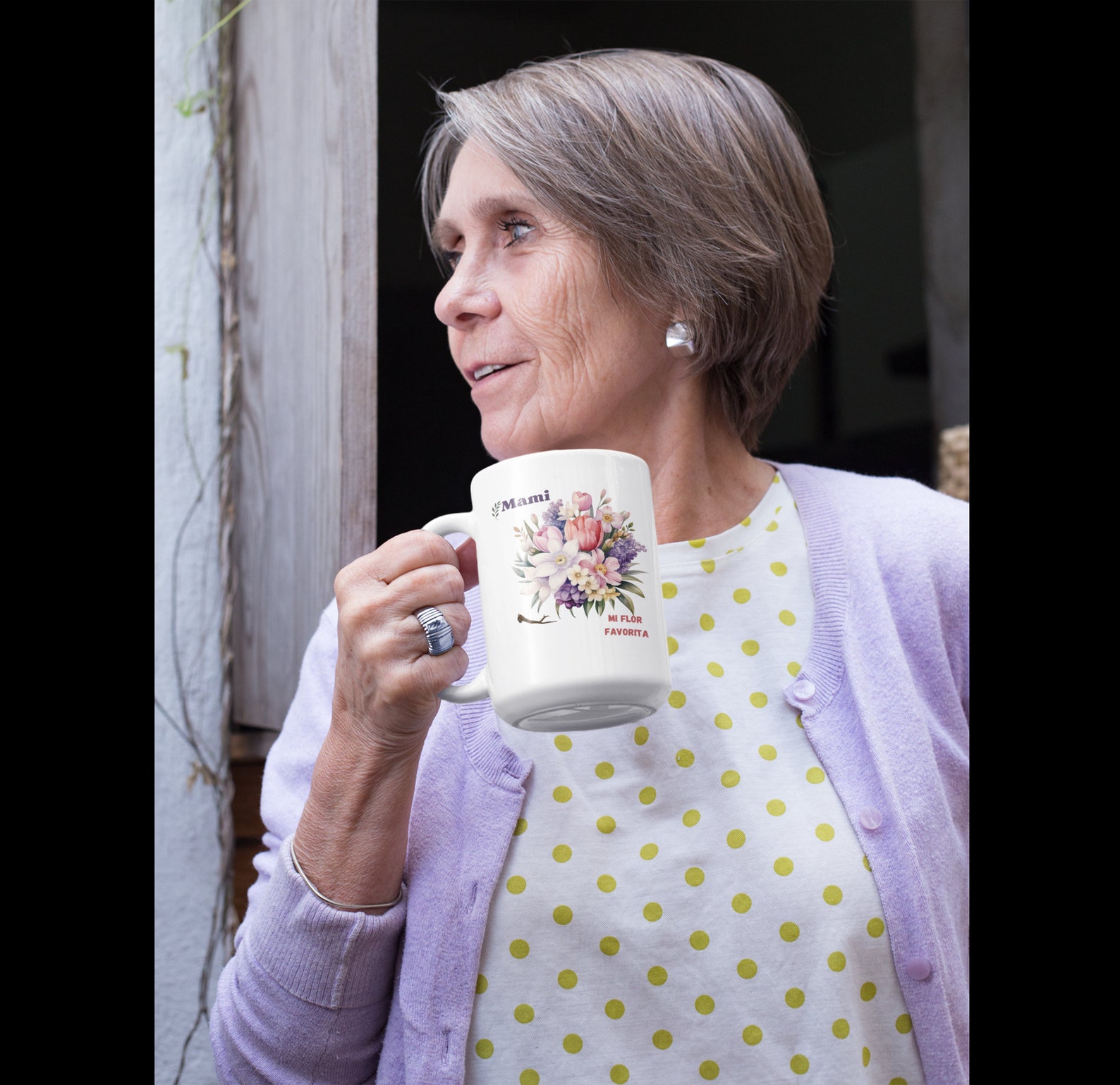 Mami Ceramic Mug 15oz - Etsy