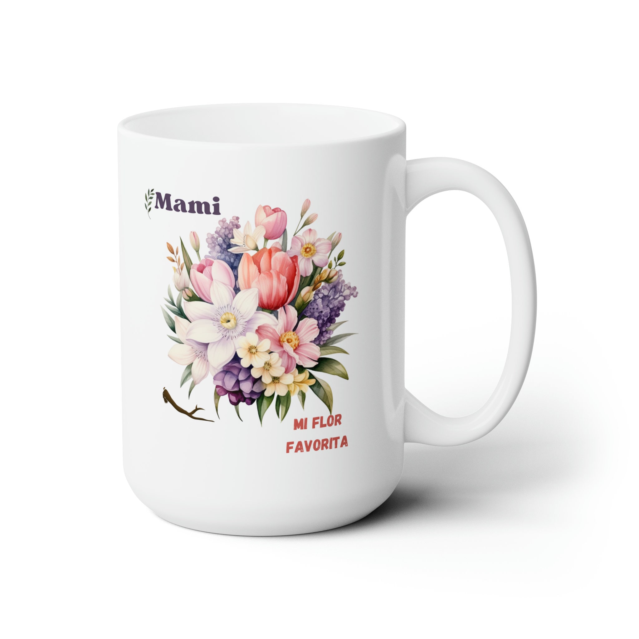 Mami Ceramic Mug 15oz - Etsy