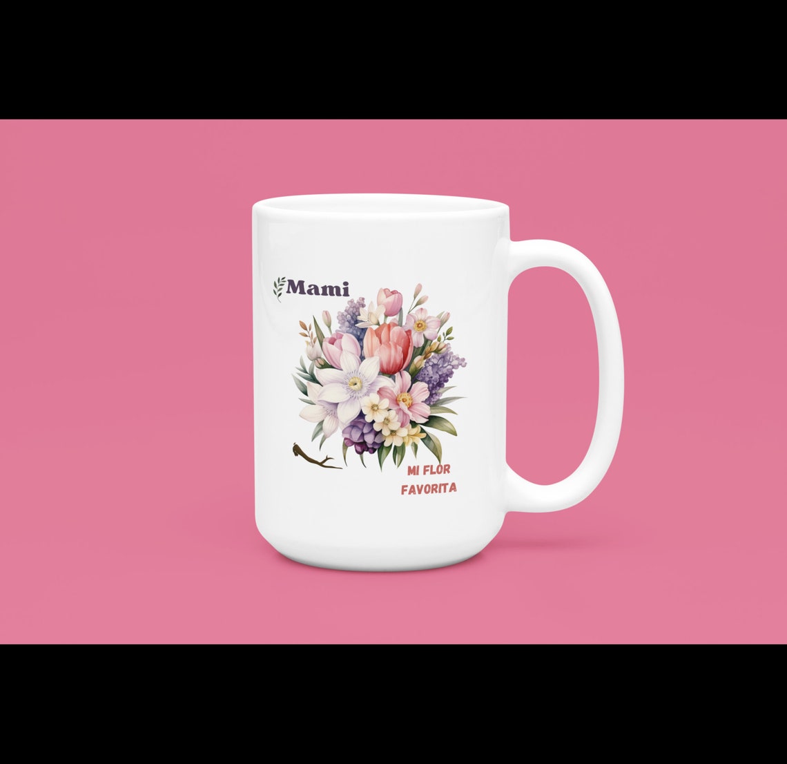 Mami Ceramic Mug 15oz - Etsy