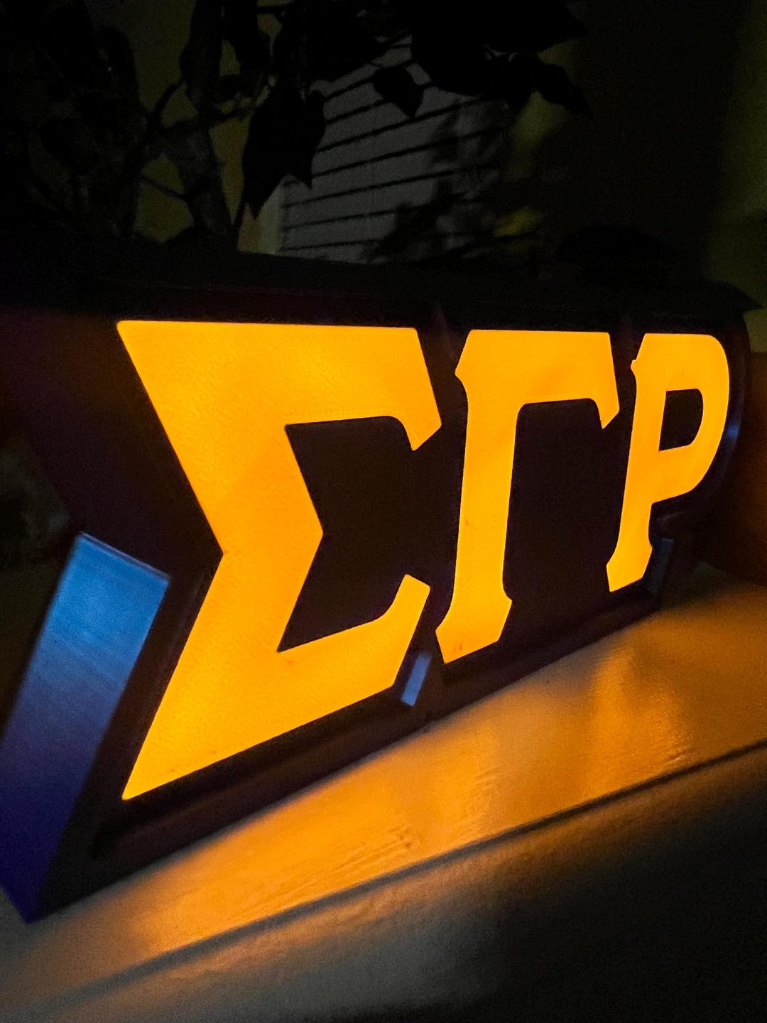 Sigma Gamma Rho Inspired Greek Letter Lightbox With LED. - Etsy