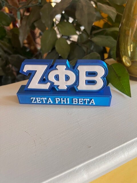 Zeta Phi Beta Inspired Customizable Name Plate - Etsy