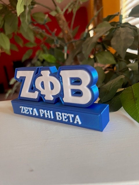 Zeta Phi Beta Inspired Customizable Name Plate - Etsy