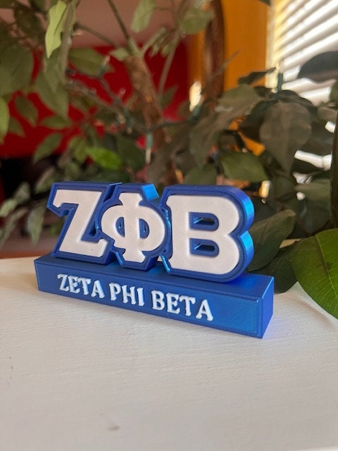 Zeta Phi Beta Inspired Customizable Name Plate - Etsy