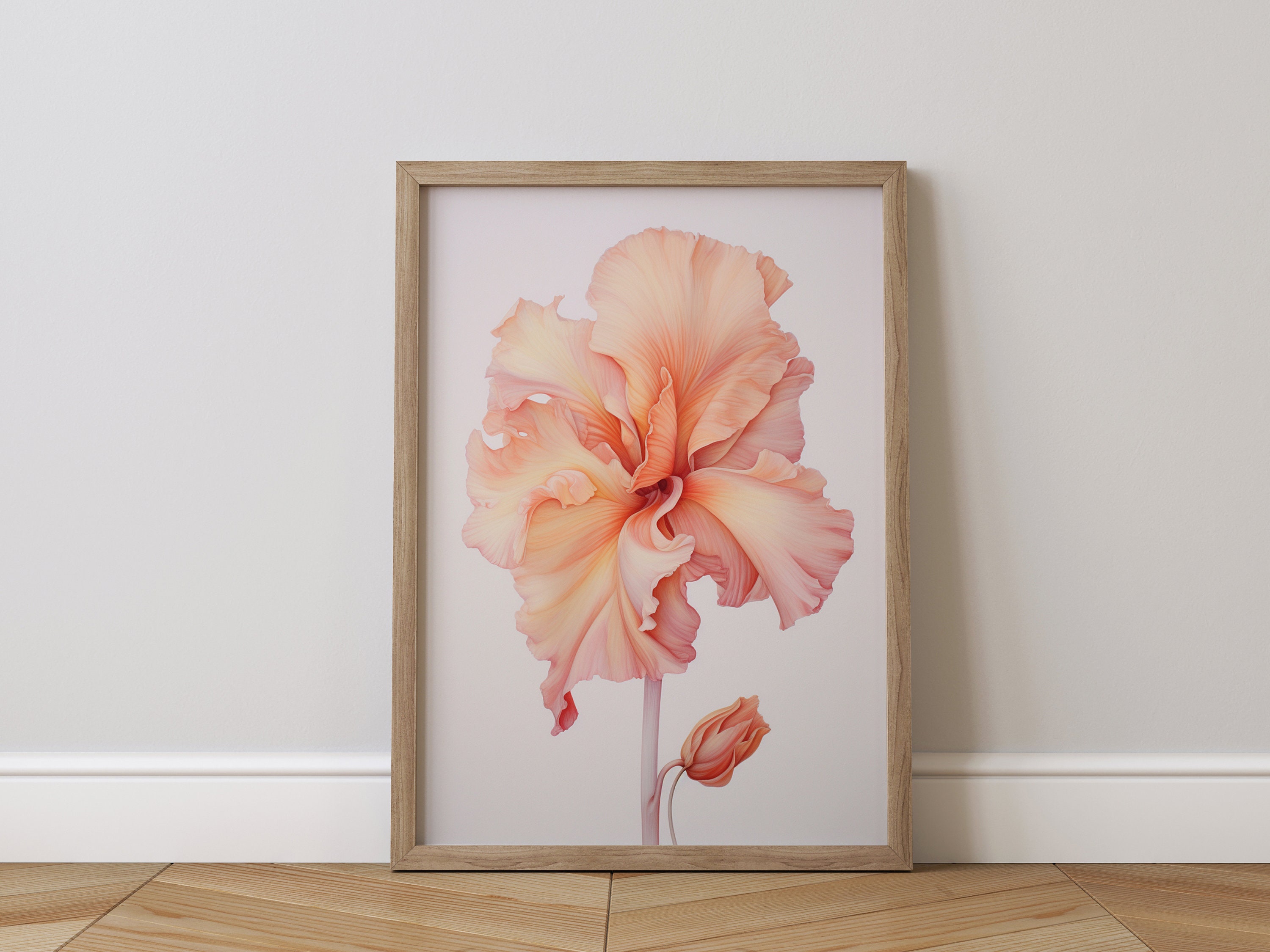 Watercolor Flower Printable, Nature Wall Art, Pastel Flower Printable ...